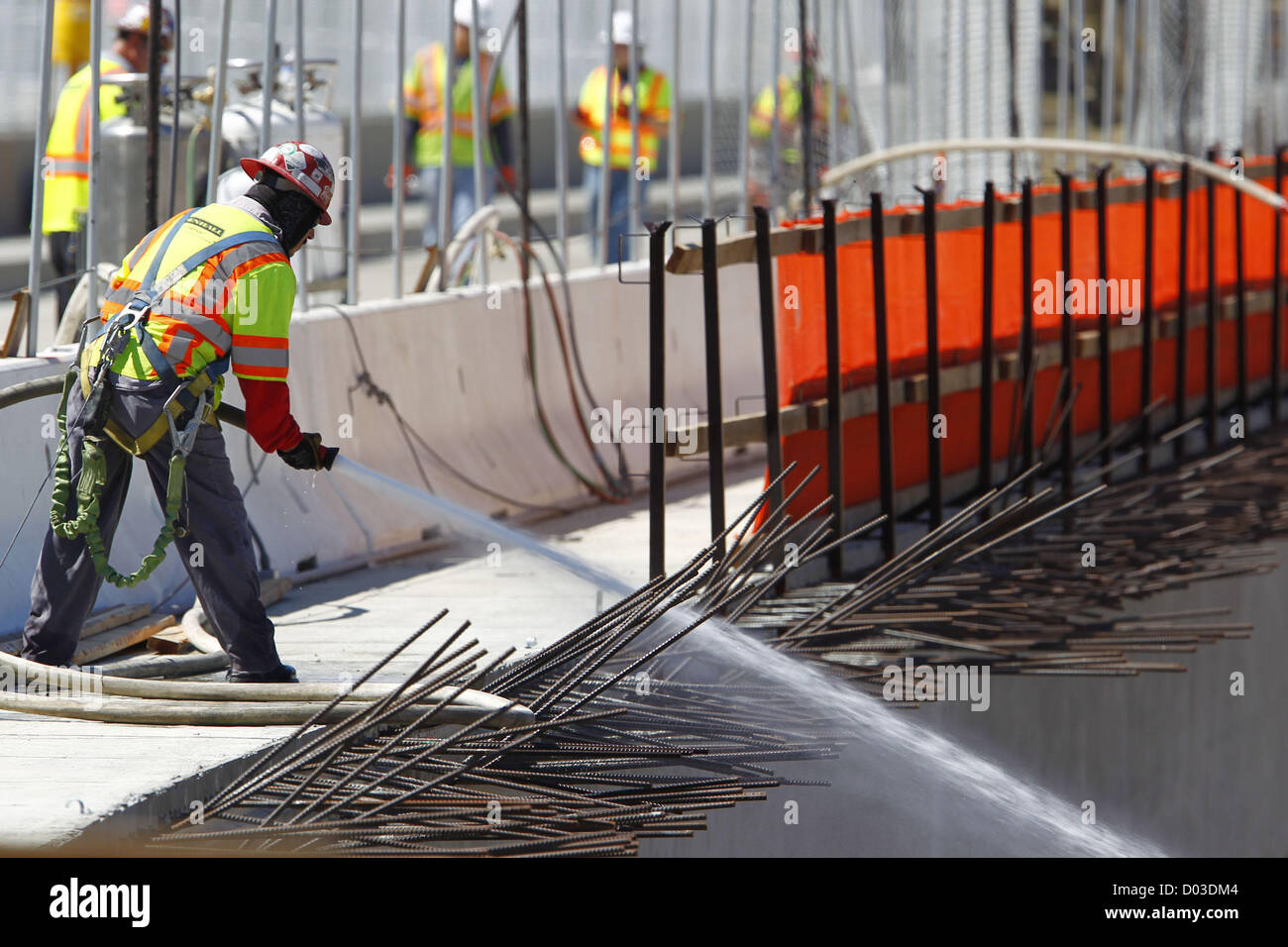 Demolition water spray hi-res stock photography and images - Alamy