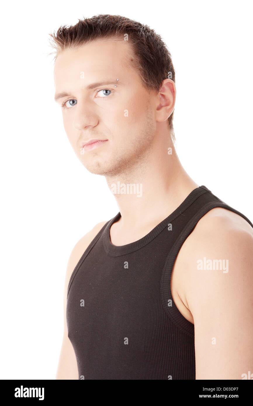 Image of a cute young male Stock Photo - Alamy