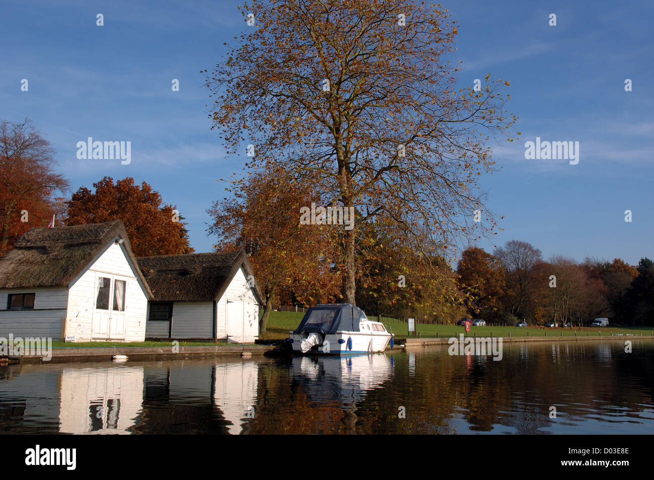 The River Bure at Coltishall Green, Norfolk, Broads National Park Stock ...