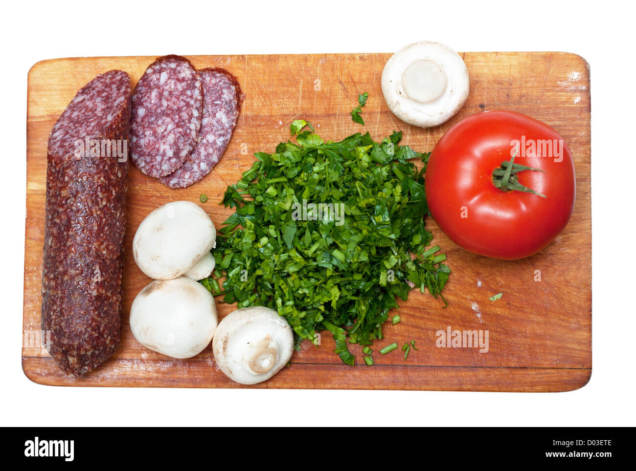 Ingredient preparing Cut Out Stock Images & Pictures - Alamy
