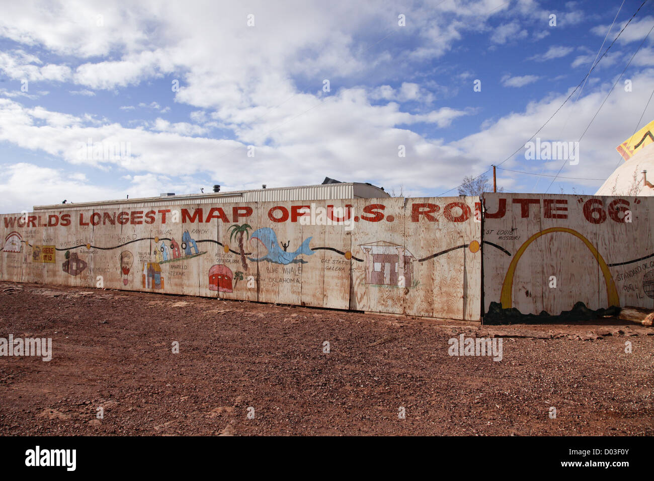 Meteor City, Arizona, United States. Route 66 Stock Photo - Alamy