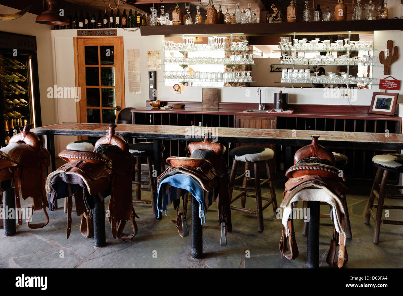 Tucson, Arizona, United States. White Stallion Dude Ranch Stock Photo ...
