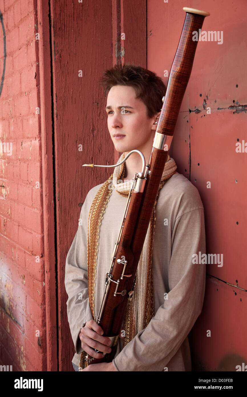 Caucasian wind instrument hi-res stock photography and images - Alamy