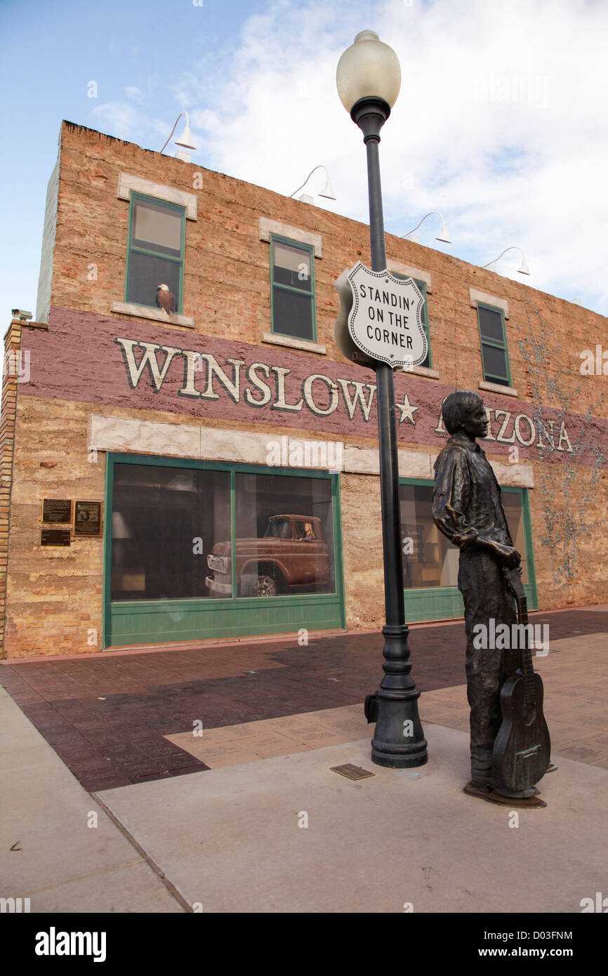 Winslow Arizona Statue High Resolution Stock Photography and Images - Alamy