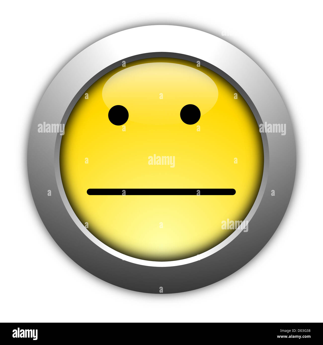 poll or customer satisfaction survey concept with smilie button Stock ...