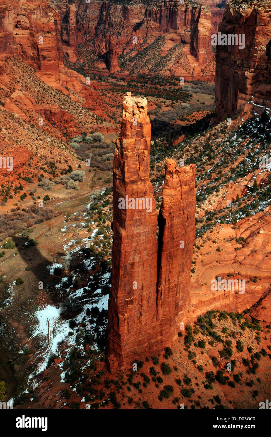 Spider Rock, Canyon de Chelly, Arizona, USA Stock Photo - Alamy