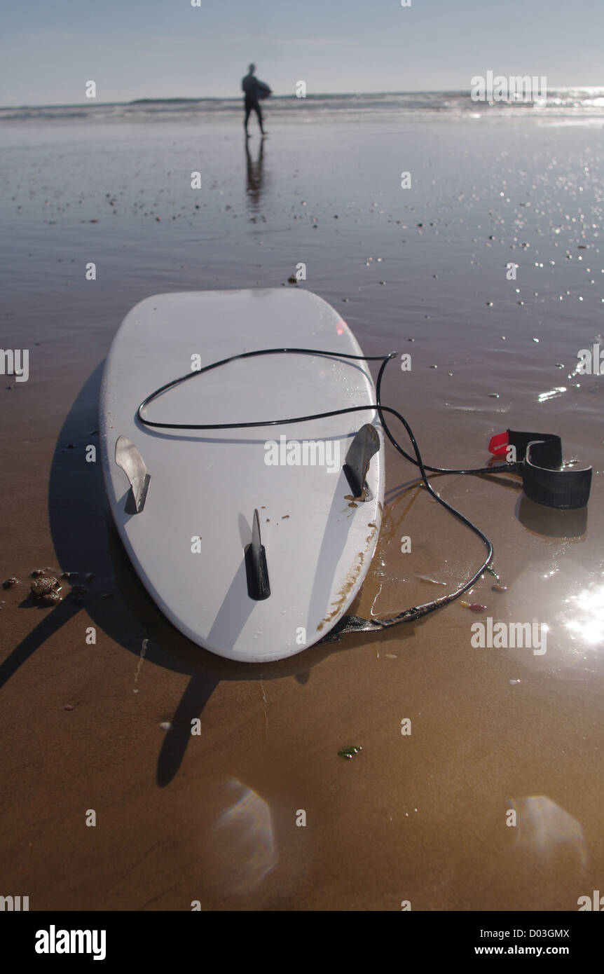 surfing at a nice beach outside at the sea Stock Photo - Alamy