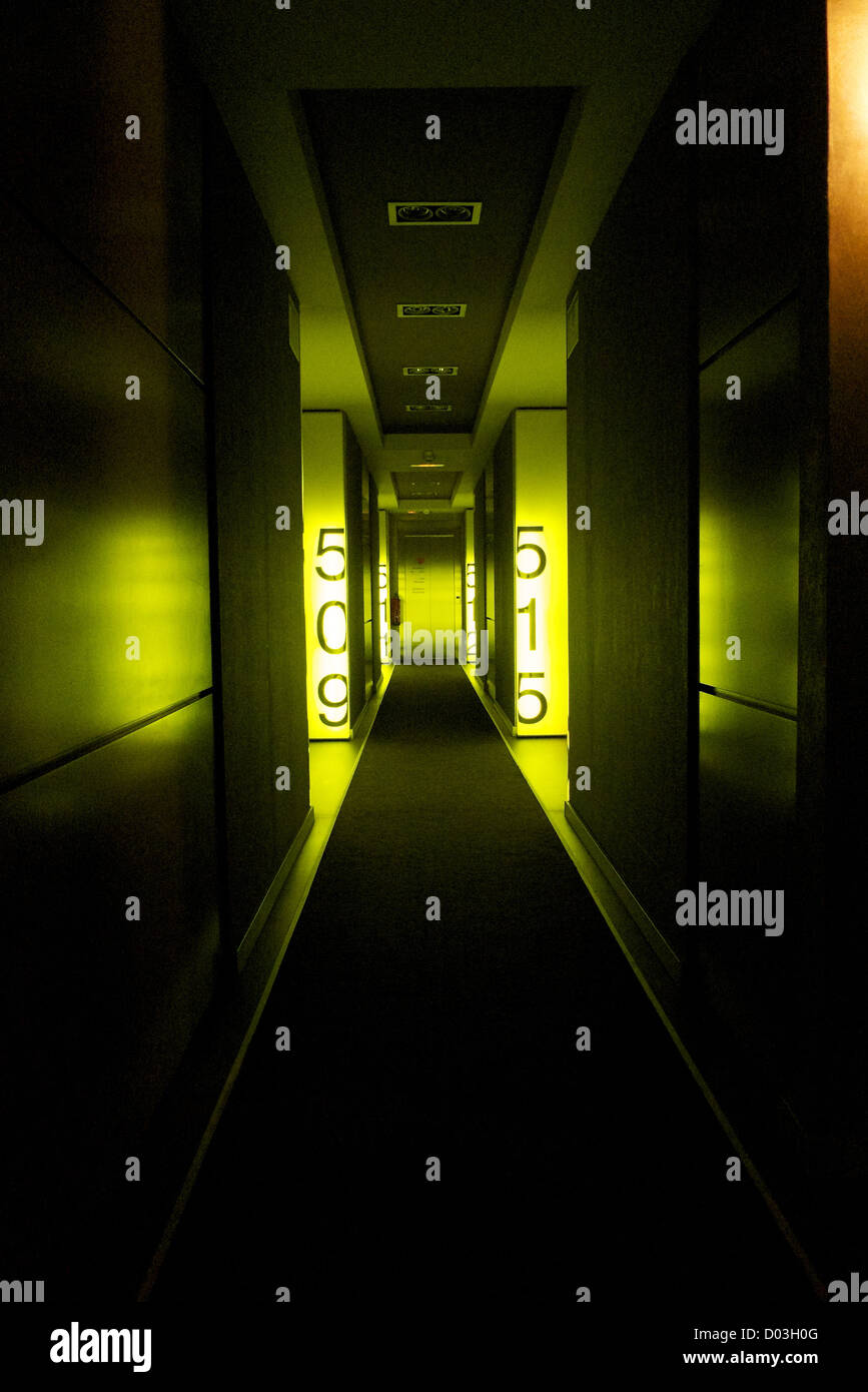 Corridor lights hi-res stock photography and images - Alamy