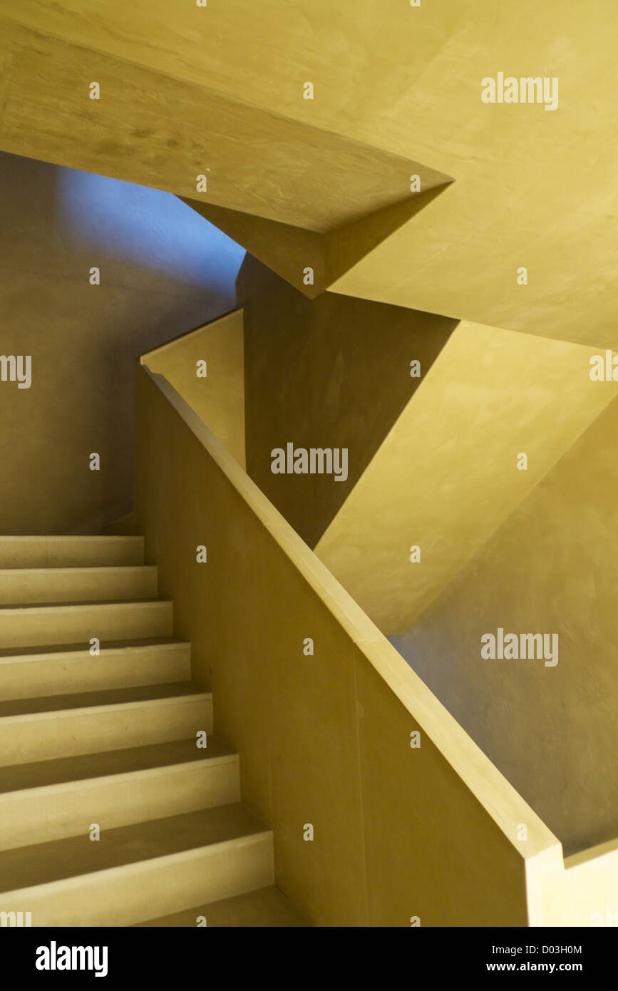 yellow design stairs and steps Stock Photo - Alamy