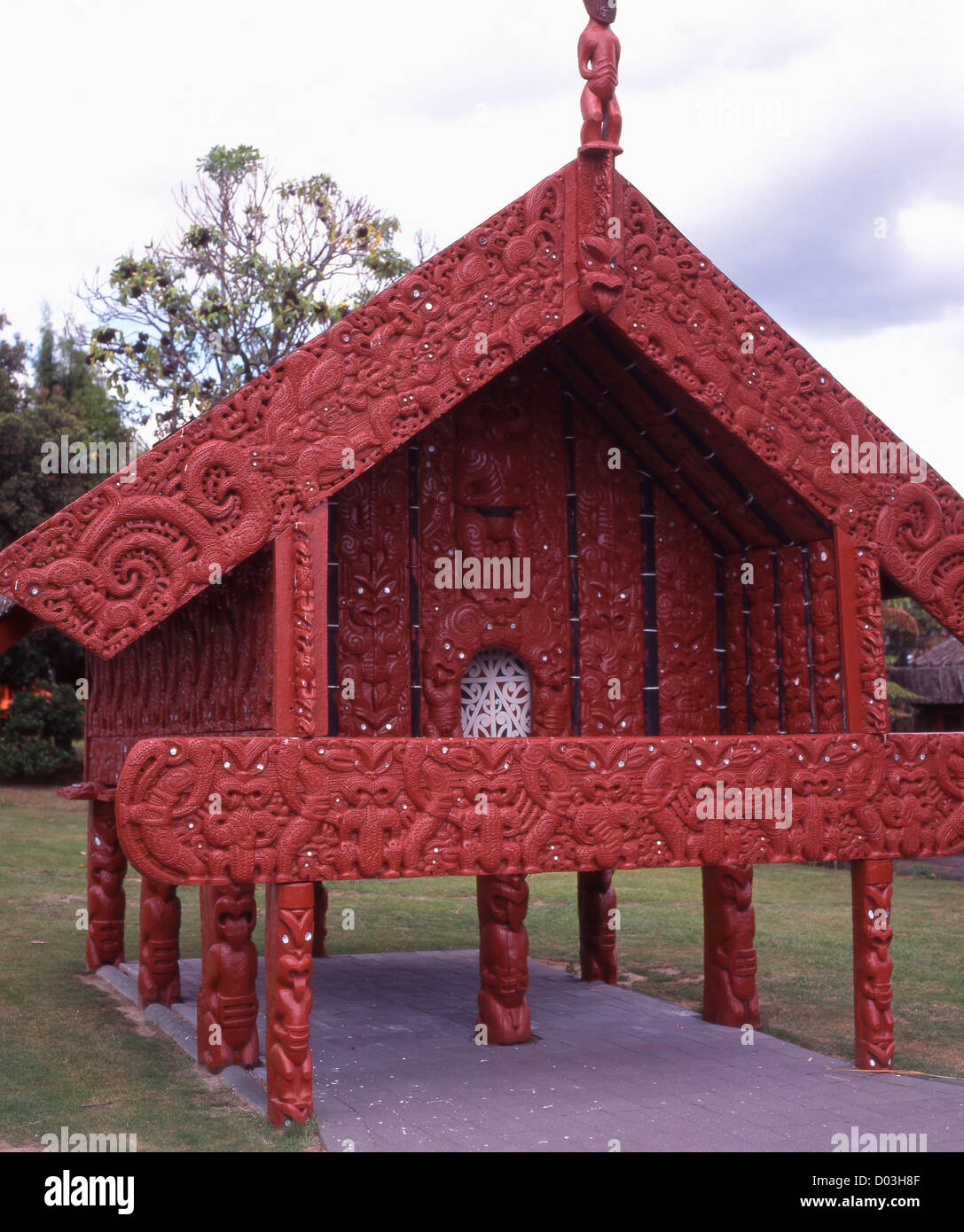 Whakarewarewa maori village hi-res stock photography and images - Alamy