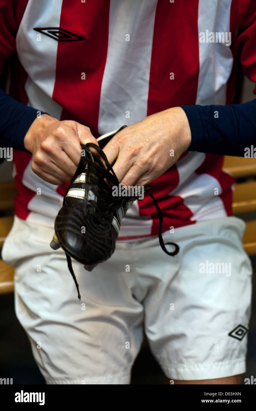 Football boot room hi-res stock photography and images - Alamy