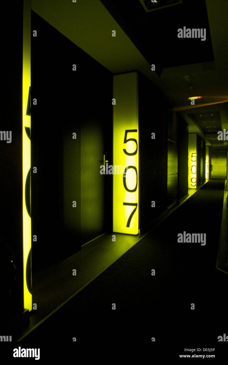 Corridor lights hi-res stock photography and images - Alamy