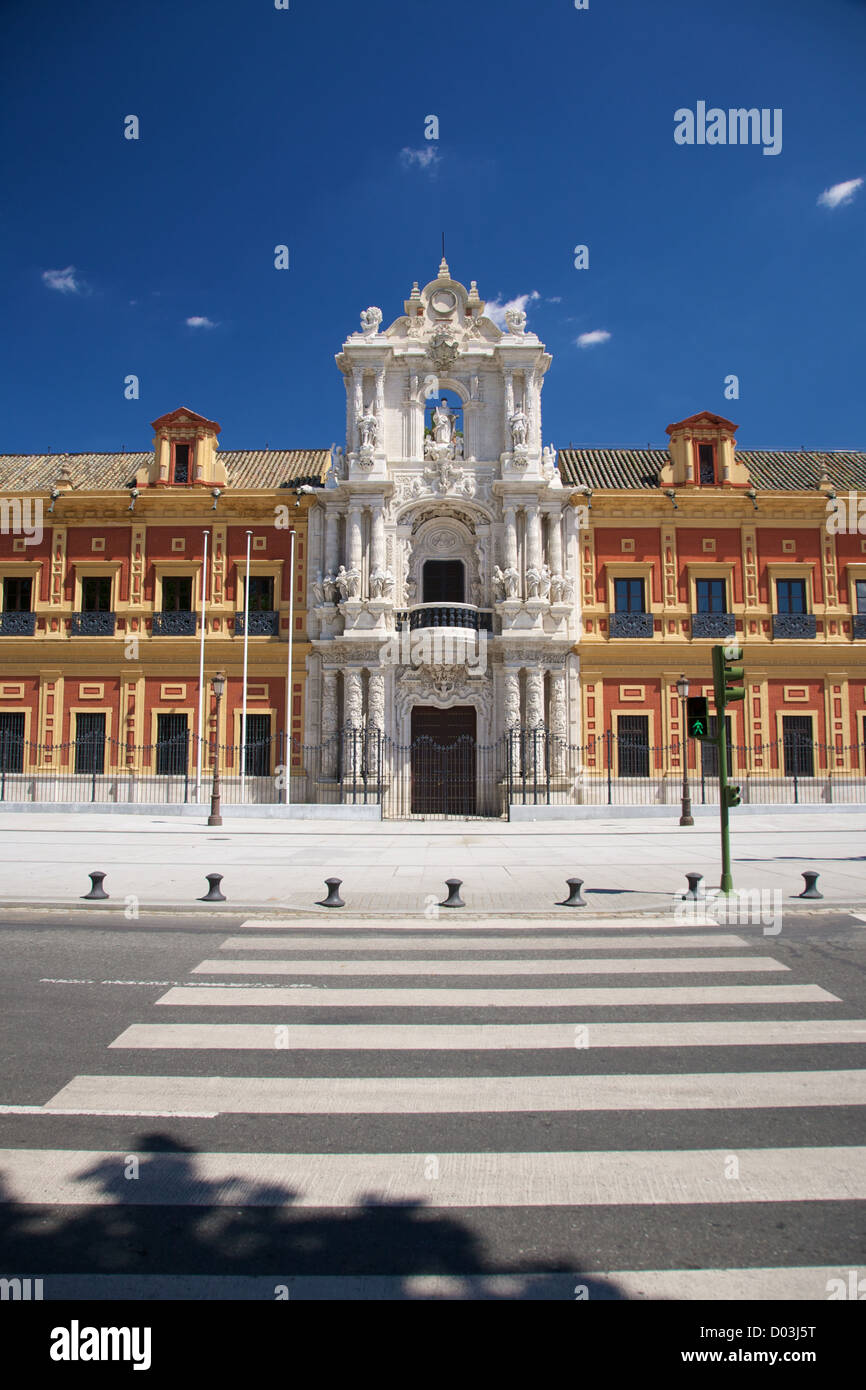 public building at Seville city Andalusia in Spain Stock Photo - Alamy