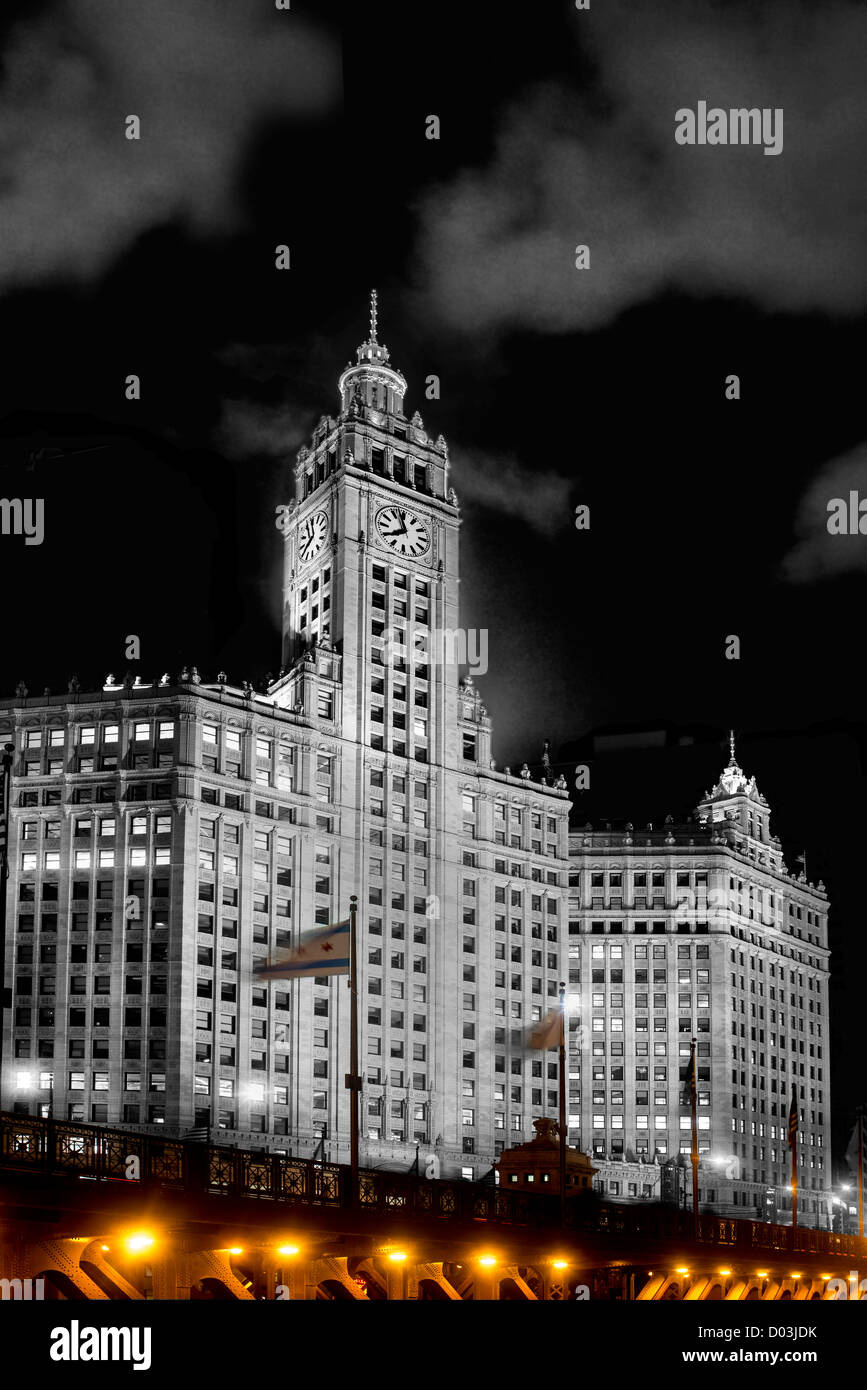 Wrigley building hi-res stock photography and images - Alamy