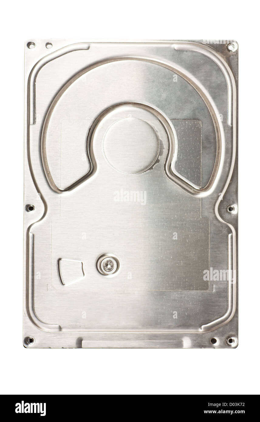 Computer component hard drive isolated over white Stock Photo - Alamy