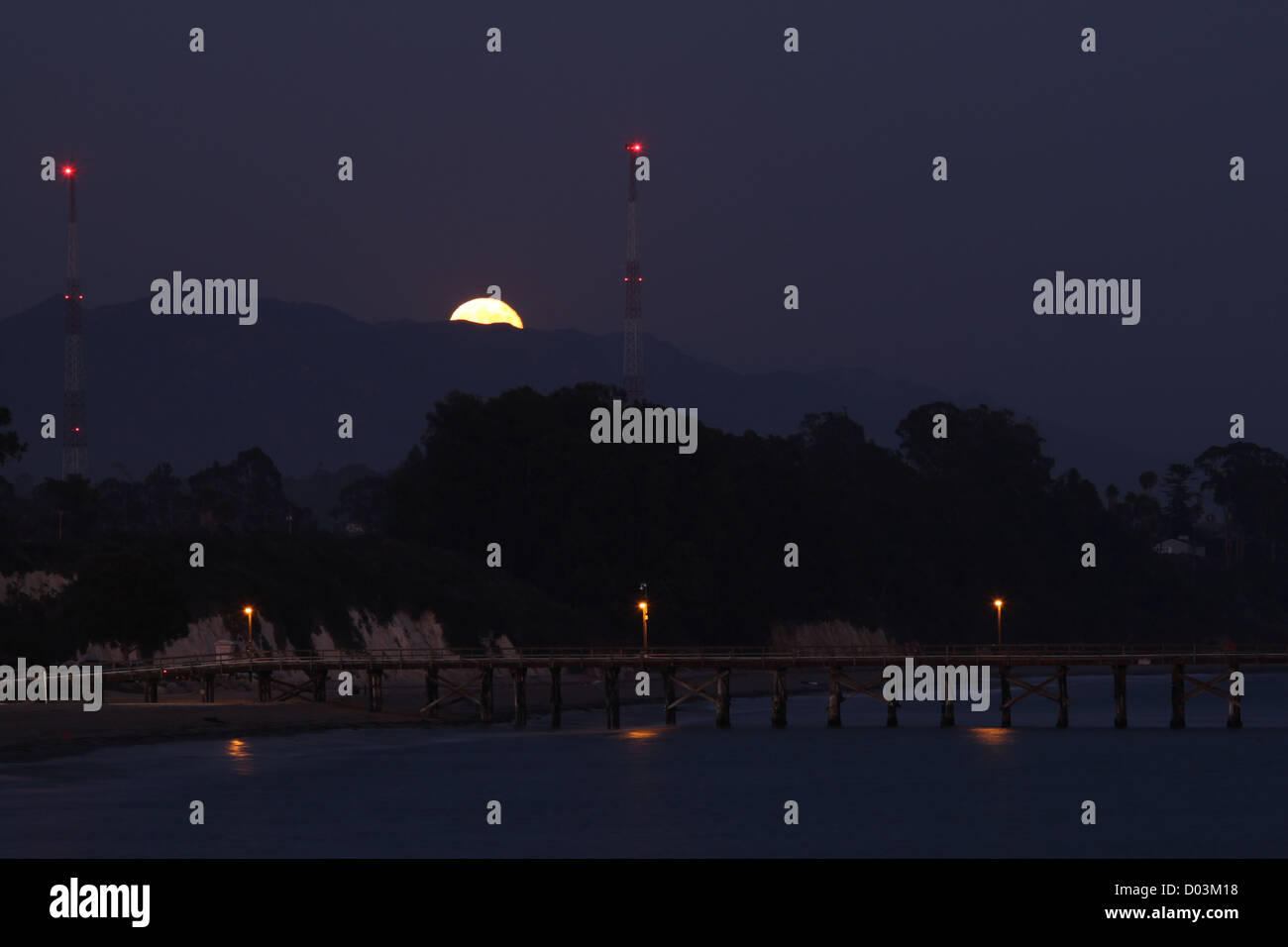 Full moon rise Stock Photo - Alamy