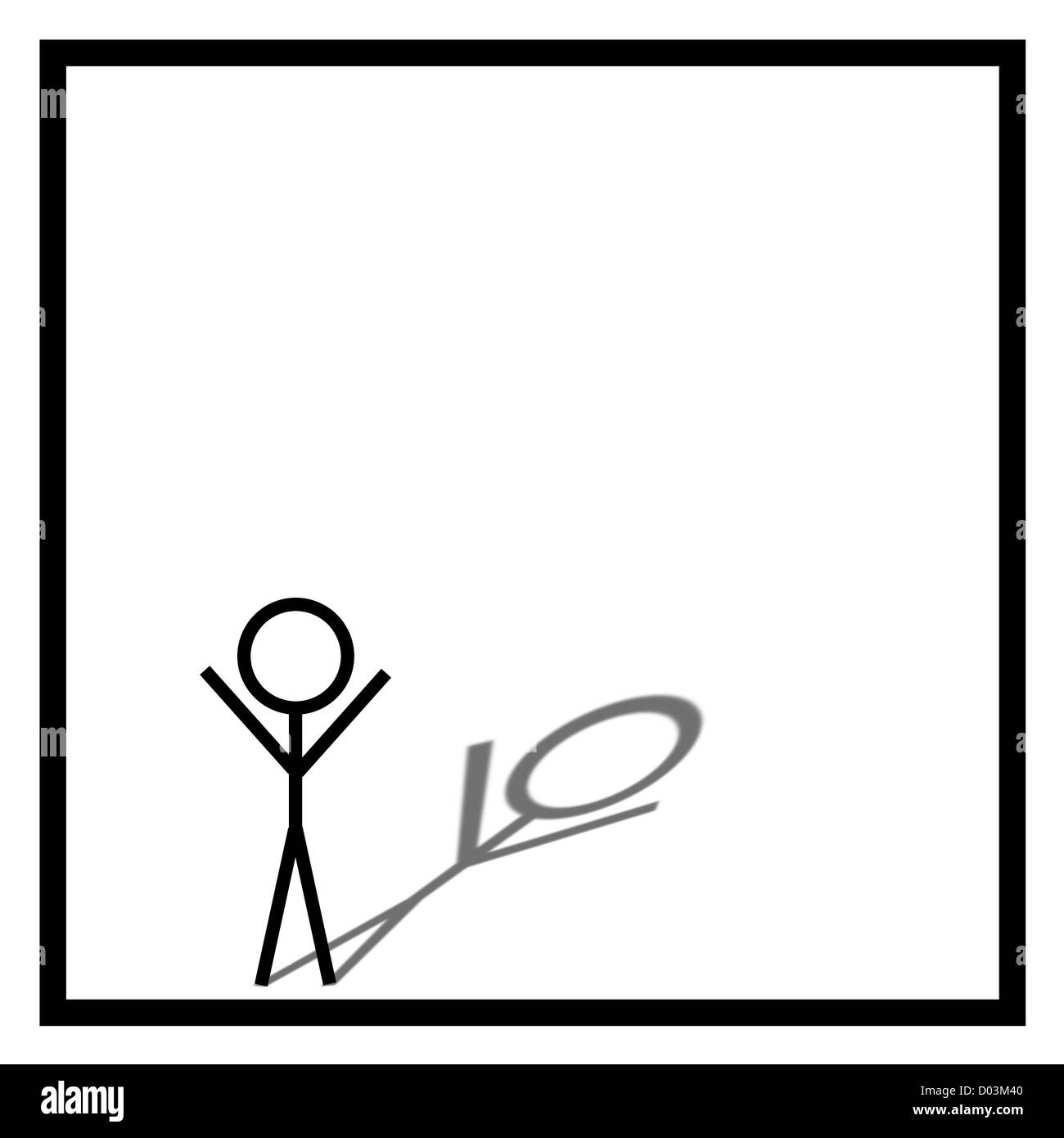 Stickman Black and White Stock Photos & Images - Alamy