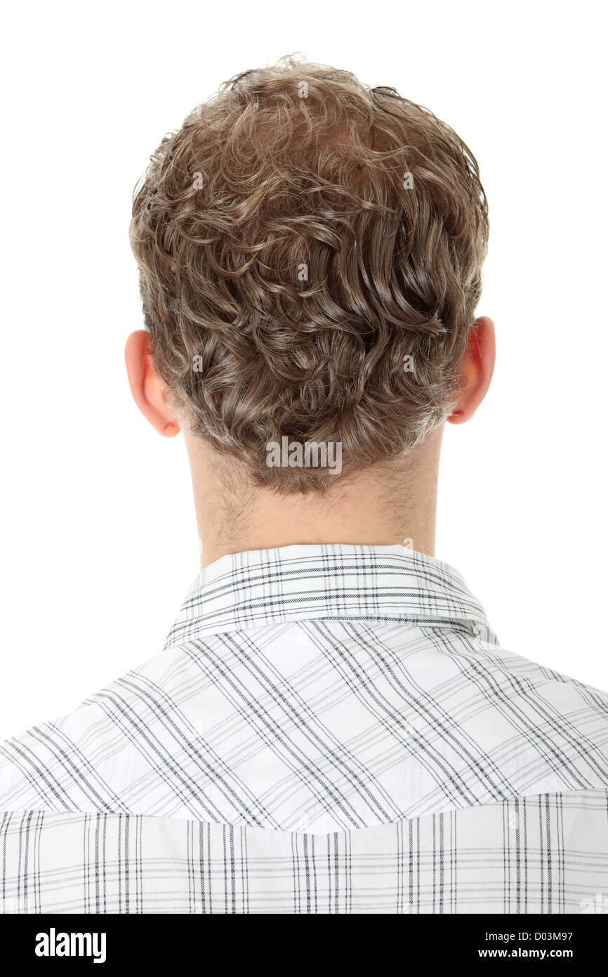Back portrait of young man Stock Photo - Alamy
