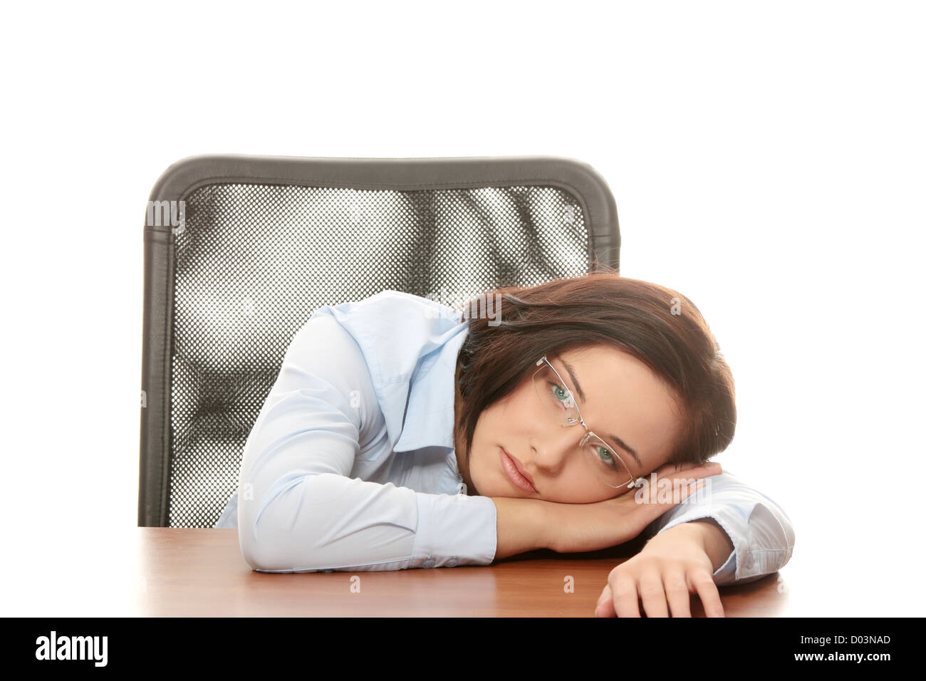 Stressed young woman Stock Photo - Alamy