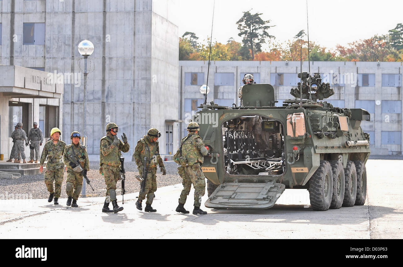 October 26, 2012, Aibano Training Area, Japan - U.S. and Japanese ...