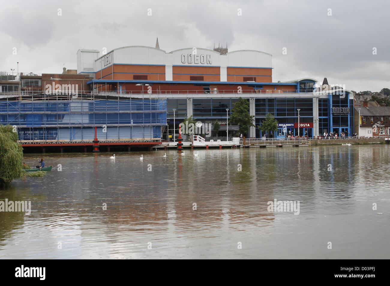 Brayford pool with Odeon cinema and Brayford Wharf North Lincoln ...