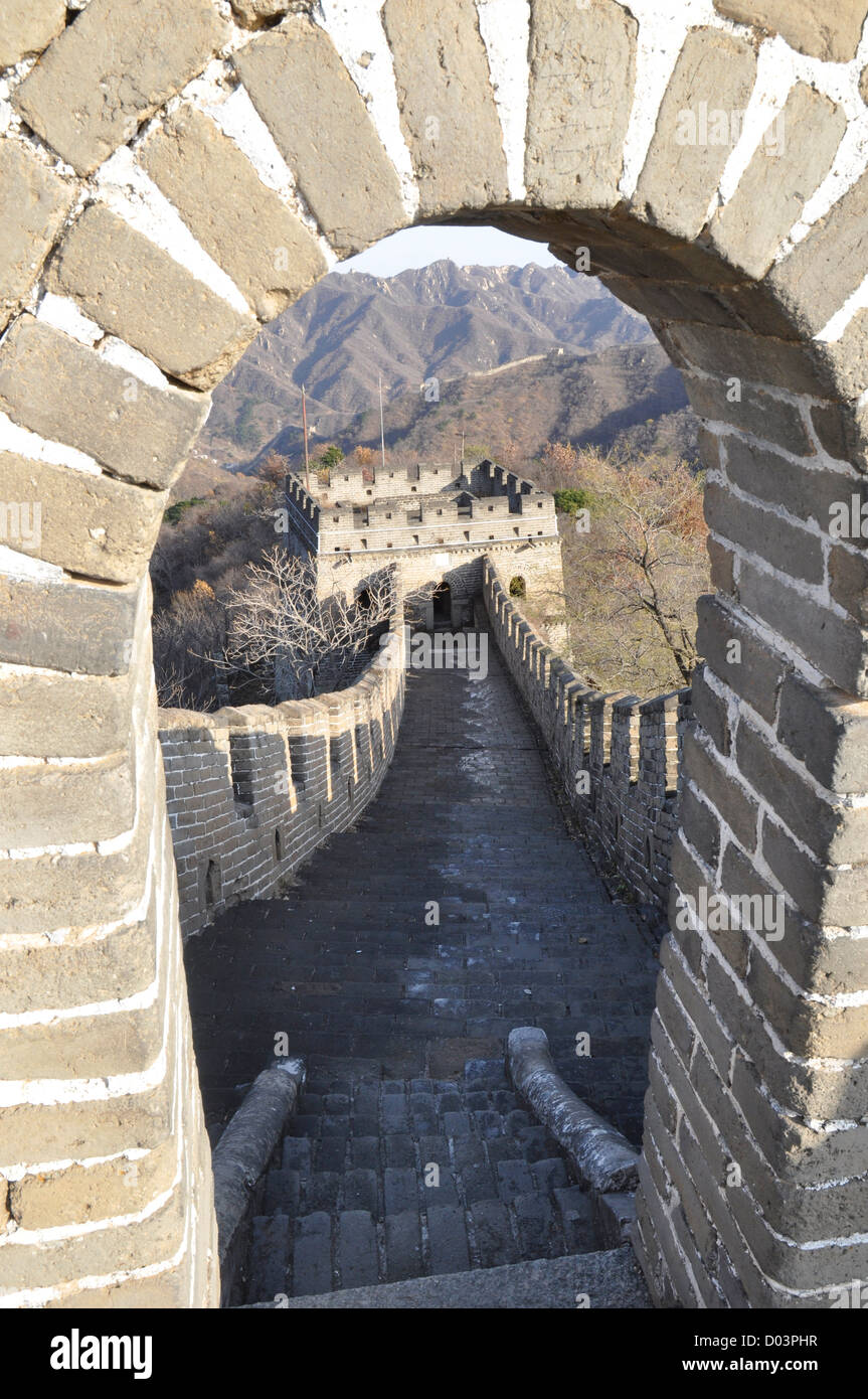 The Great Wall of China, outside of Beijing Stock Photo - Alamy