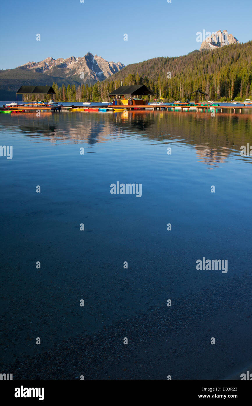 Idaho, Sawtooth National Recreation Area, Redfish Lake, Redfish Lake ...