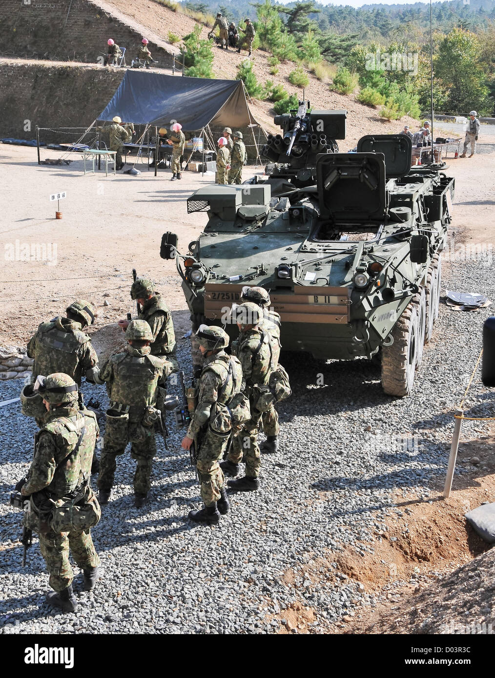 October 26, 2012, Aibano Training Area, Japan - U.S. and Japanese ...