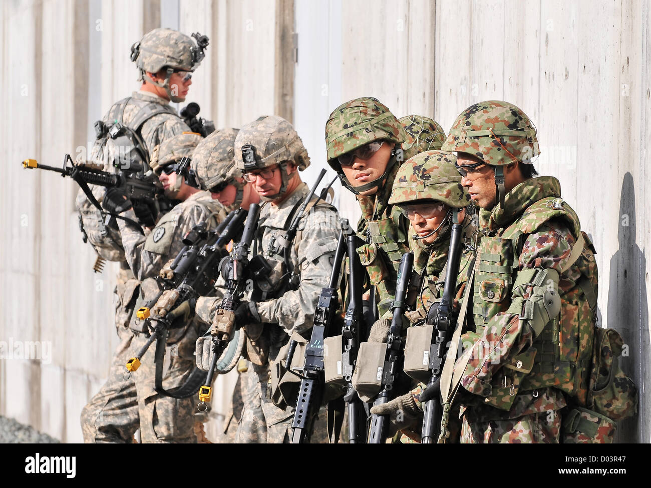 October 26, 2012, Aibano Training Area, Japan - U.S. and Japanese ...