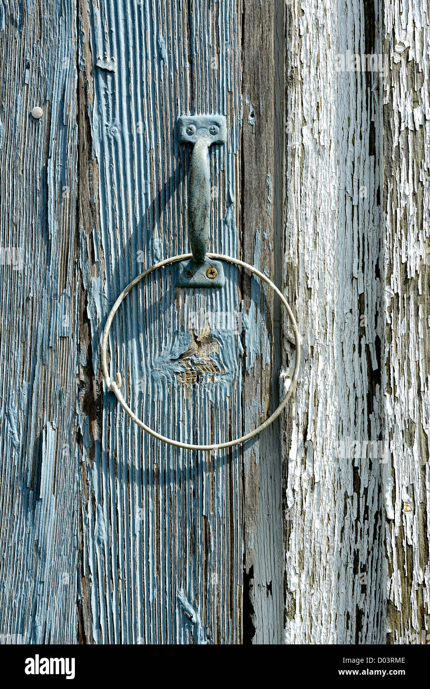 Detail of peeling paint on wood building Stock Photo - Alamy