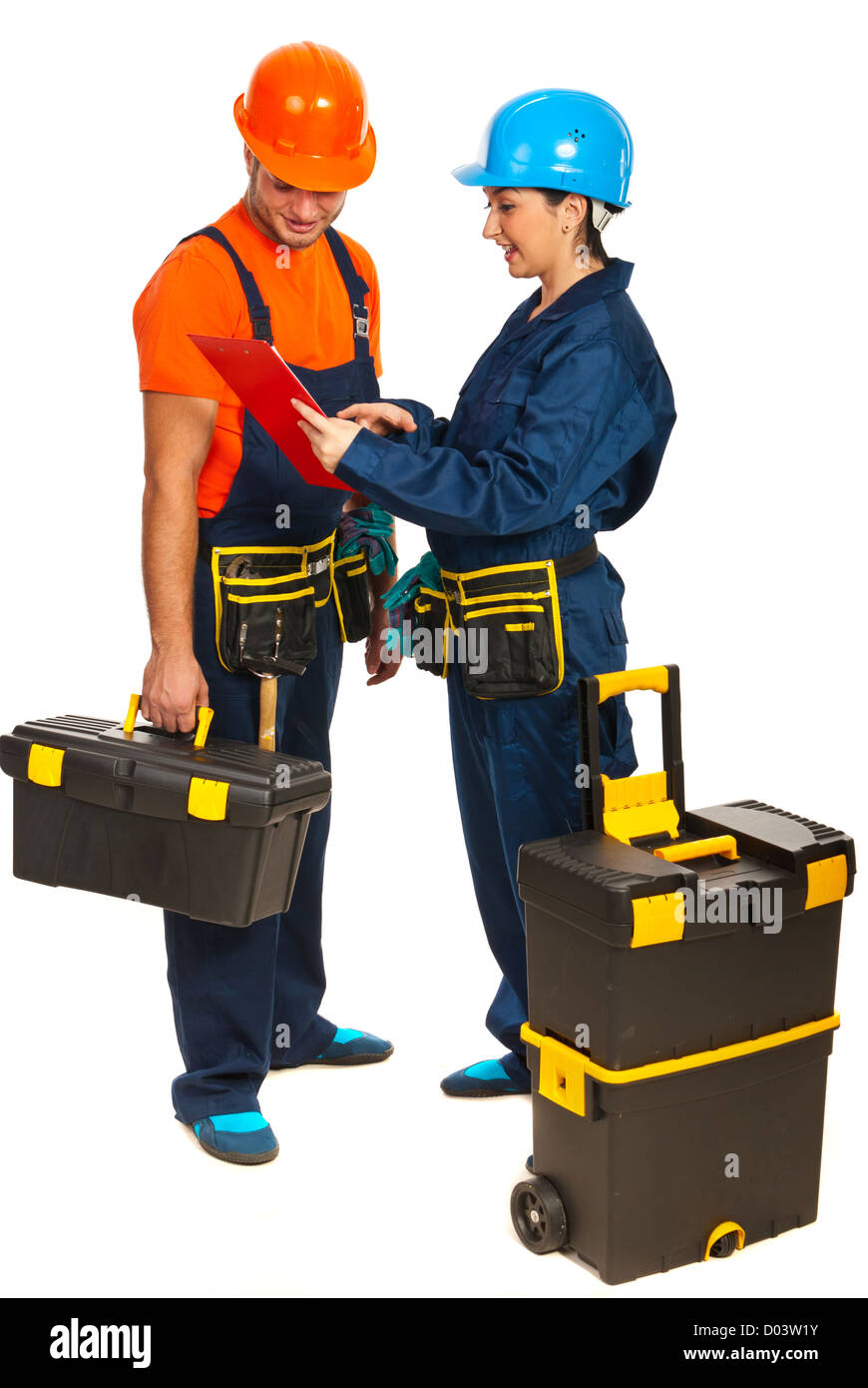 Builders work in building Cut Out Stock Images & Pictures - Alamy