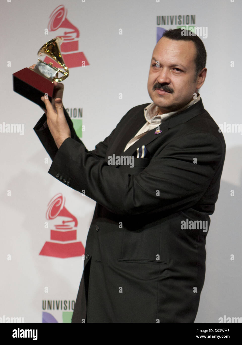 Nov. 15, 2012 - Las Vegas, Nevada, USA - Singer Pepe Aguilar poses with ...