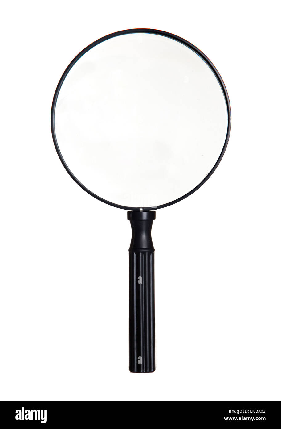 Big magnifier isolated on a white background Stock Photo - Alamy