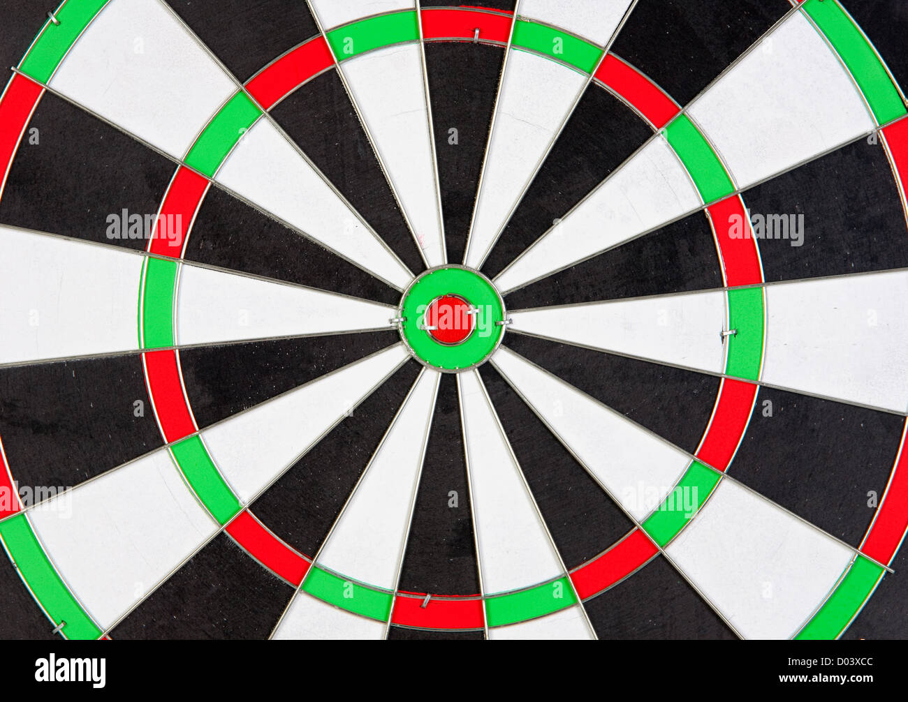 Diana with concentric circles in black and white without any dart Stock ...