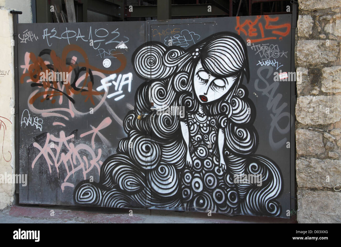 Athens graffiti exarchia hi-res stock photography and images - Alamy