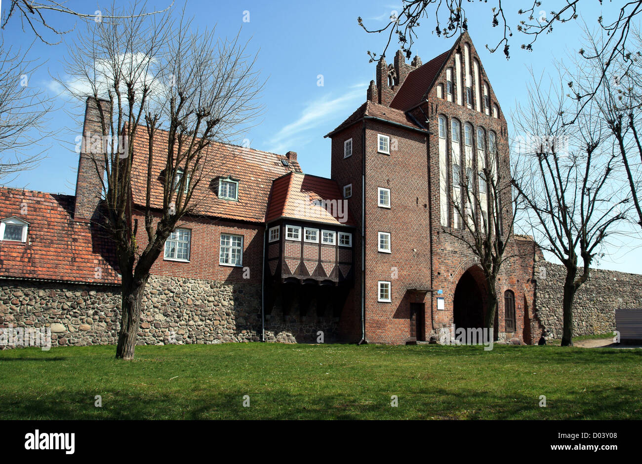 gothic gateway, Poland Stock Photo - Alamy
