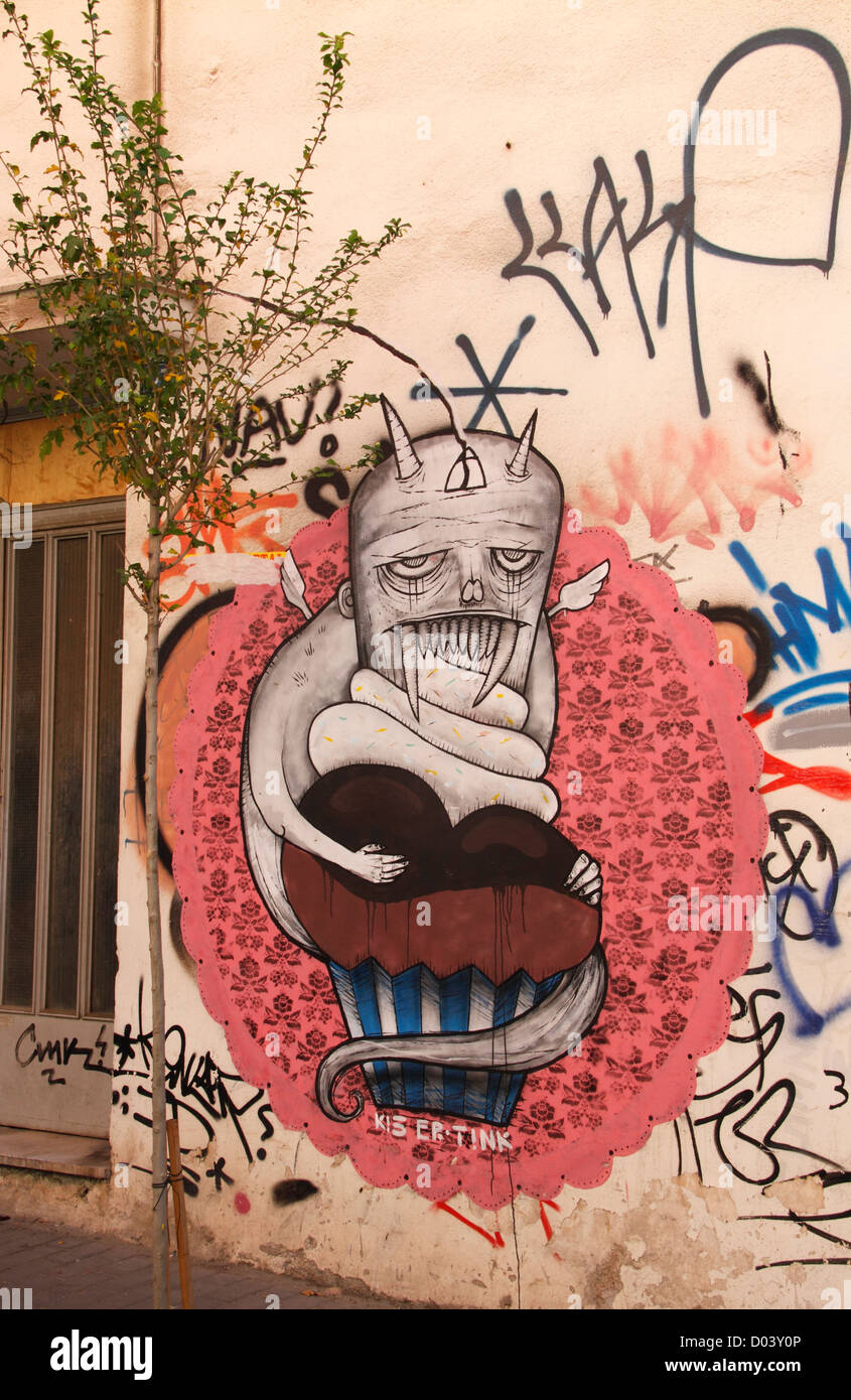 Athens graffiti exarchia hi-res stock photography and images - Alamy