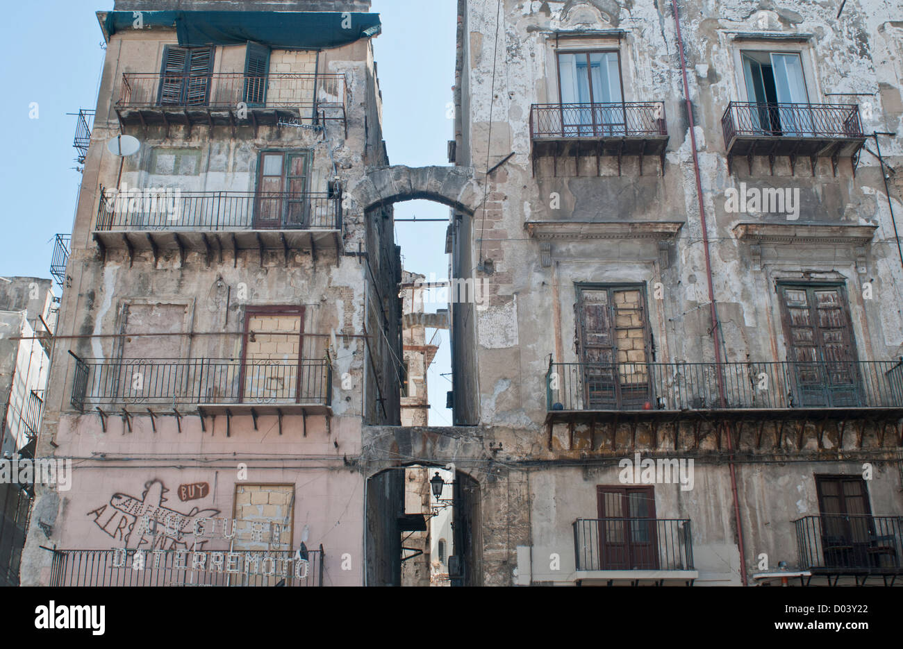Palermo old city Stock Photo - Alamy