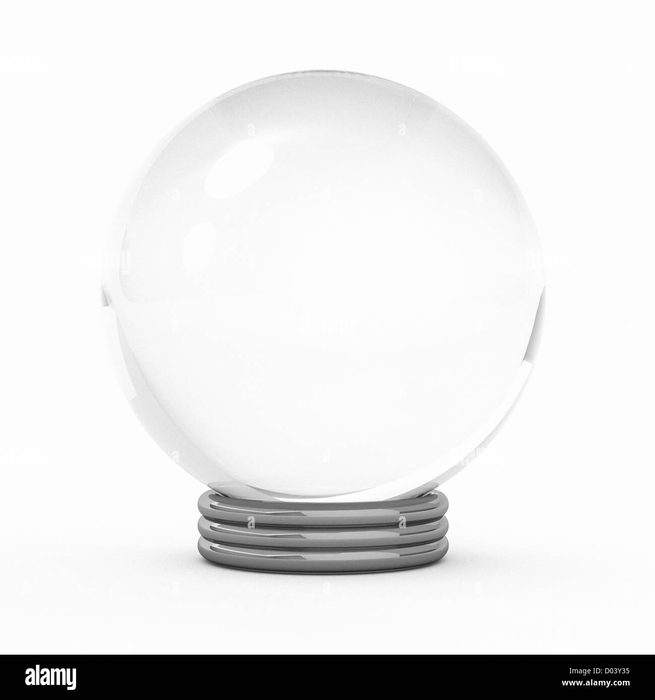 crystal ball for future or fortune teller concepts. 3 clipping path in ...