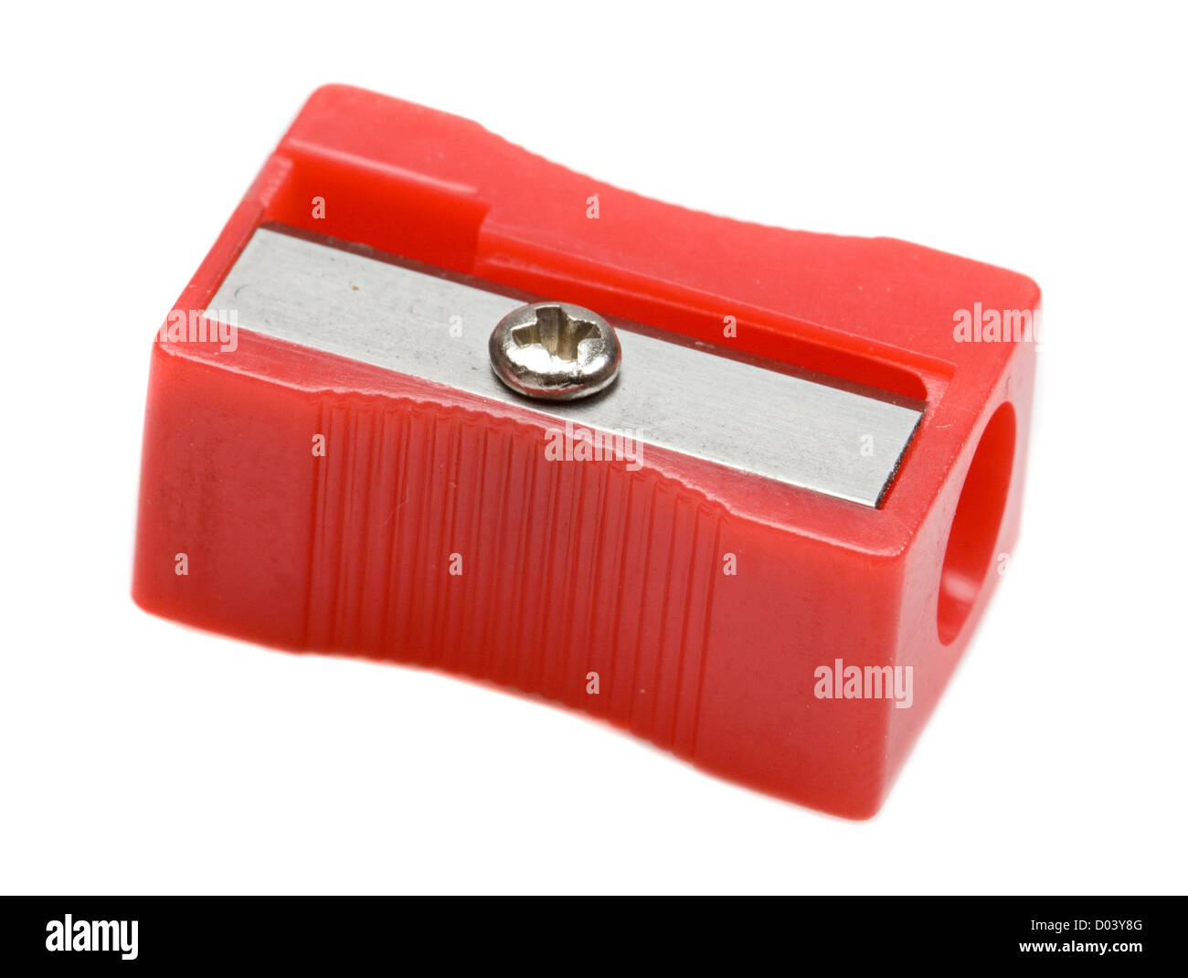 Photo of one pencil-sharpener on a over white background Stock Photo ...