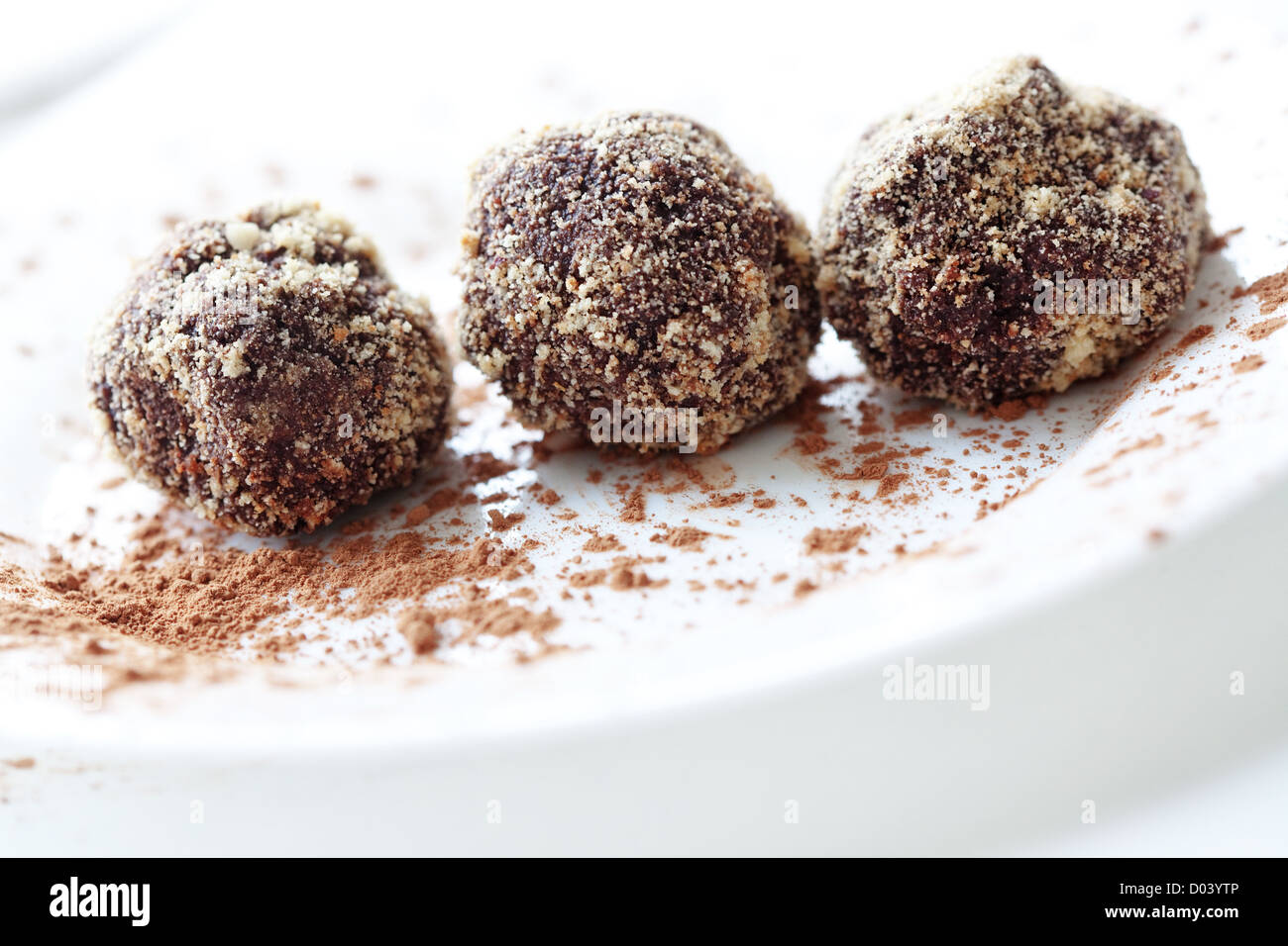 Handmade cholocate candies Stock Photo - Alamy