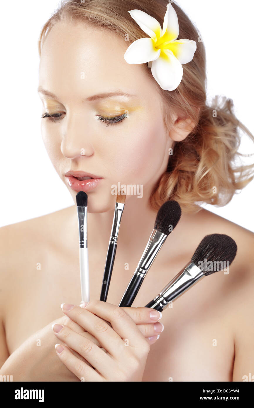 Set of brushes hi-res stock photography and images - Alamy