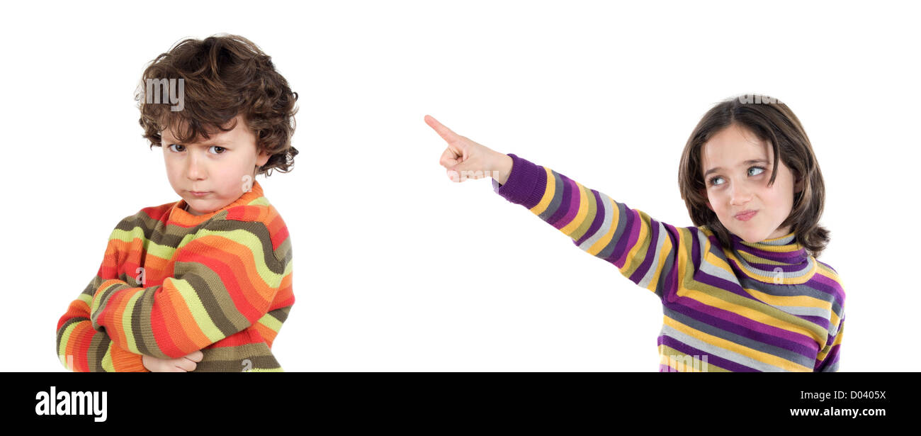 Angry happy girl Cut Out Stock Images & Pictures - Alamy