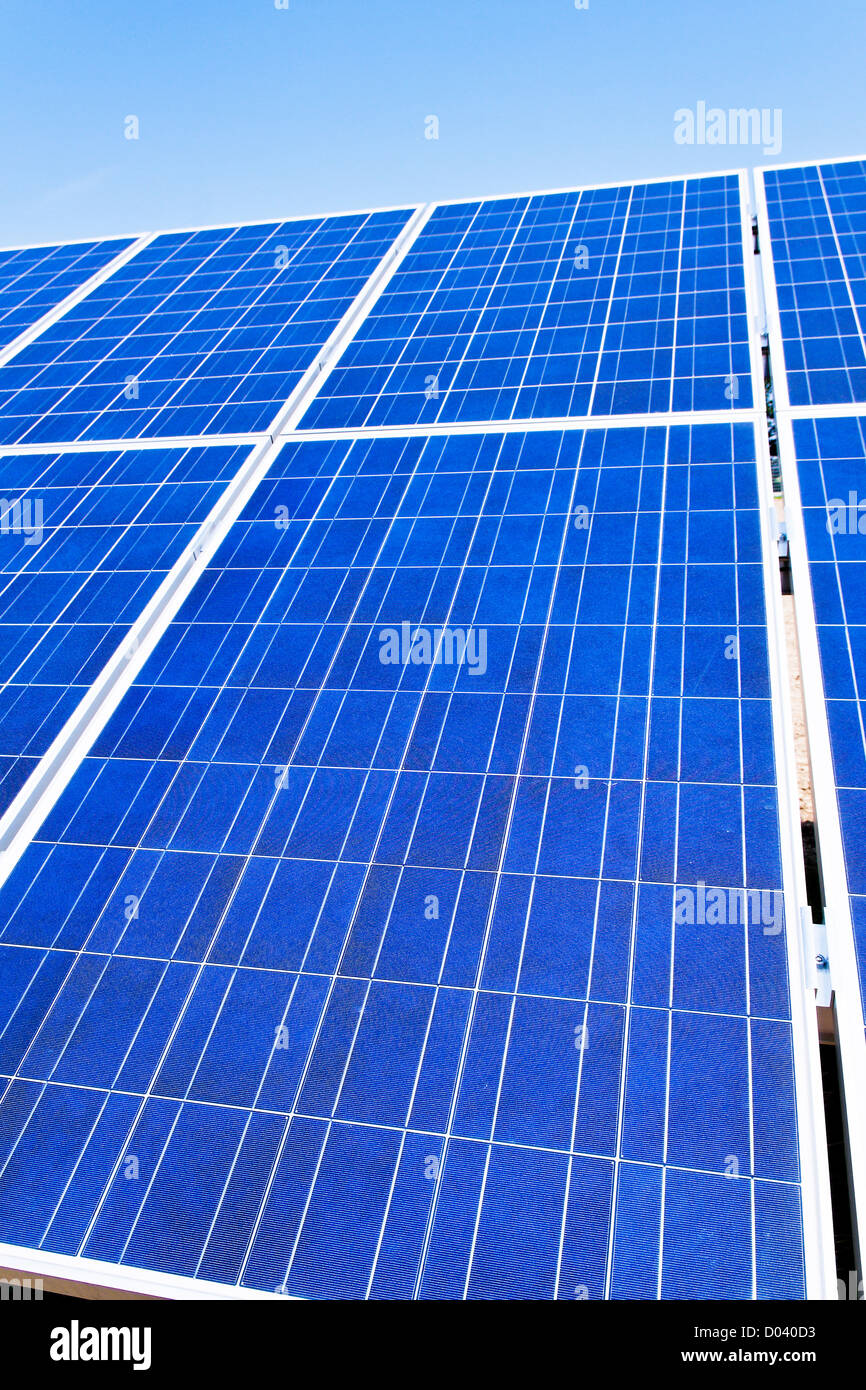 Renewable, alternative solar energy. Solar energy power plant Stock ...