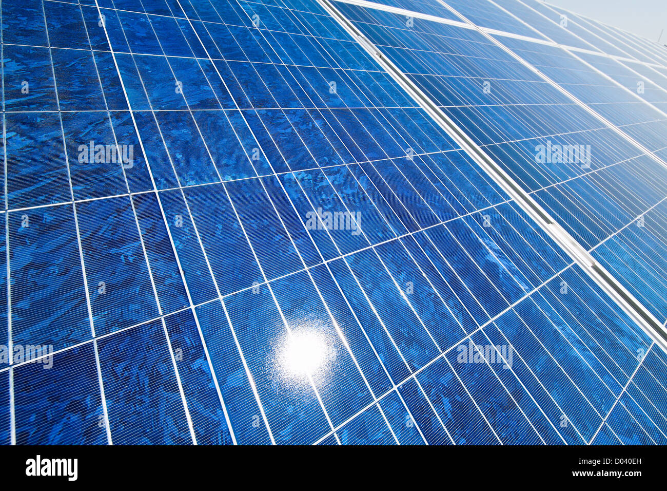 Renewable, alternative solar energy. Solar energy power plant Stock ...