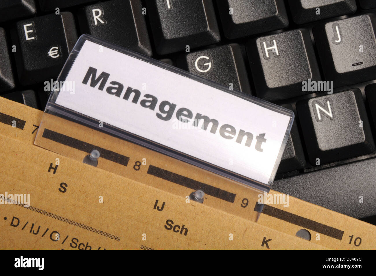 management word on business office folder showing leadership concept ...