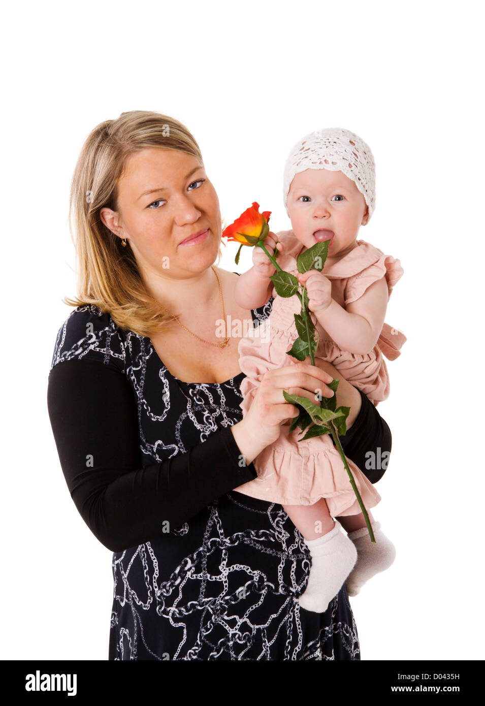 Happy holding baby girl isolated hi-res stock photography and images ...
