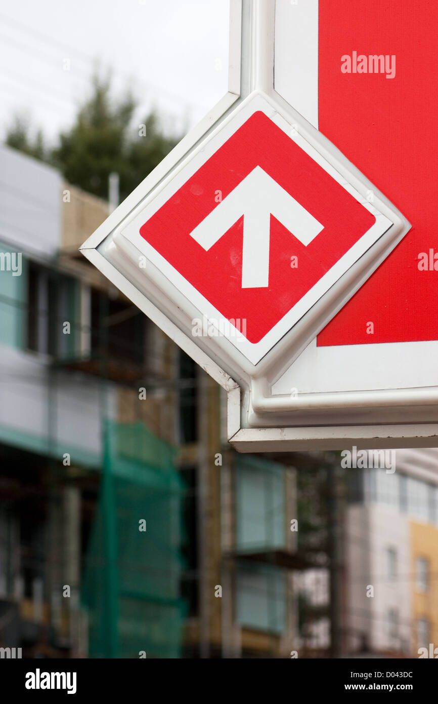 North pole direction sign hi-res stock photography and images - Alamy