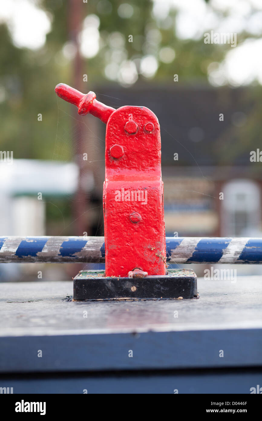 Red narrow boat hi-res stock photography and images - Alamy