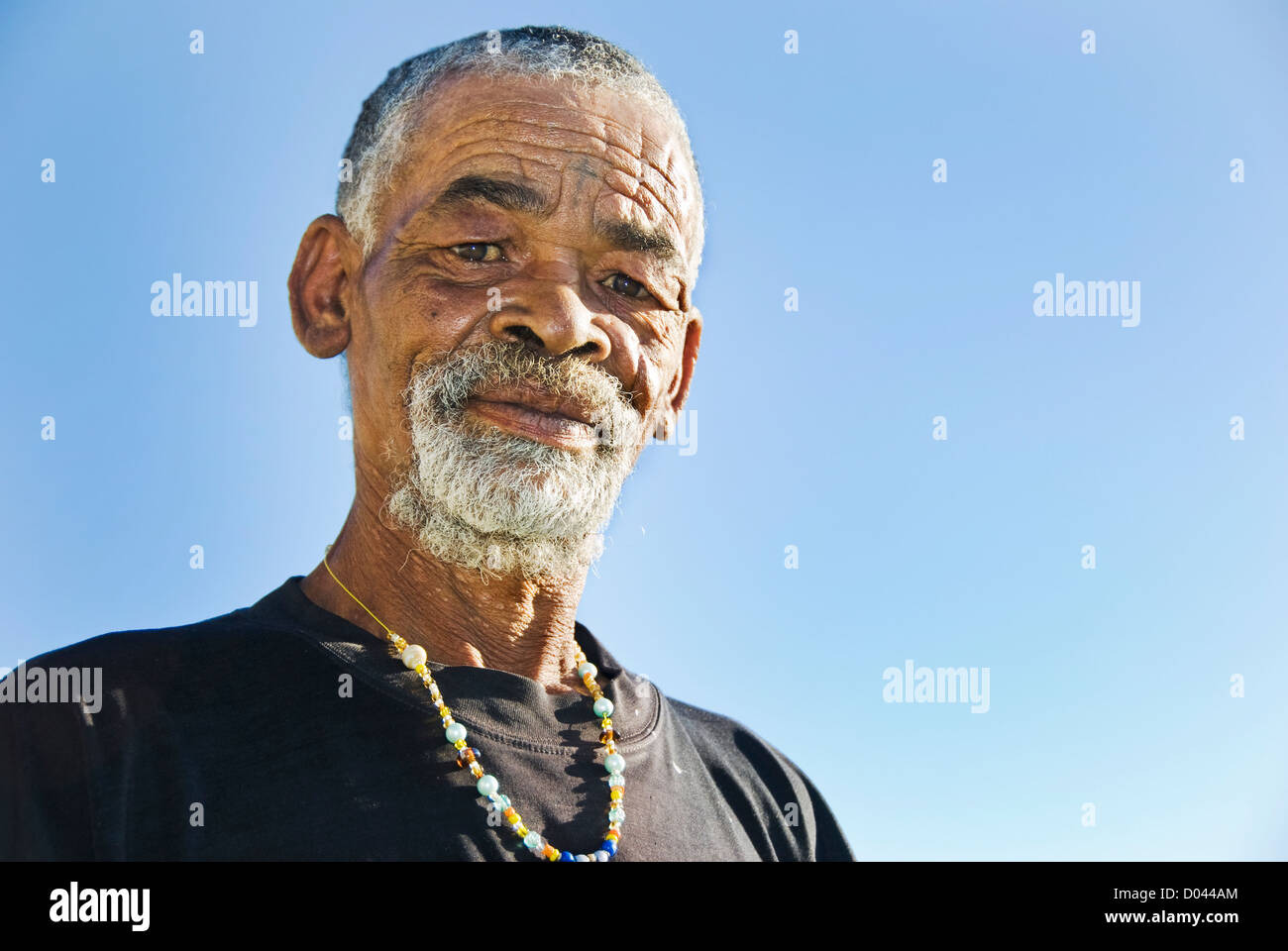 Old African black man with characterful face Stock Photo - Alamy